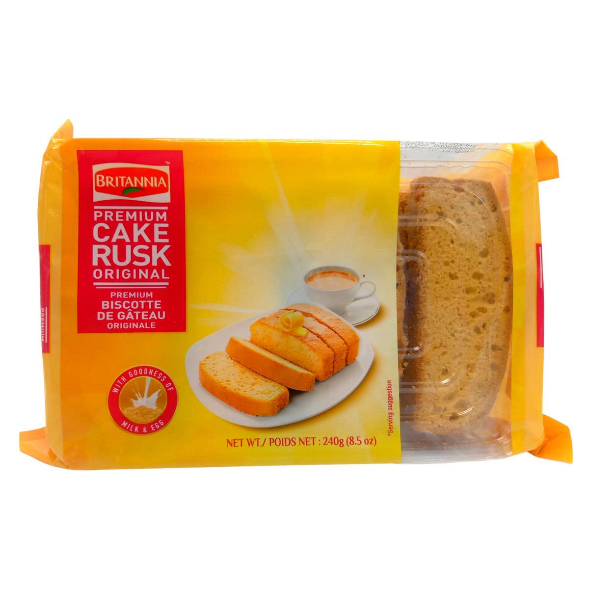 Buy Britannia Cake Rusk 240Gm | Grocery Stores Online – India At Home