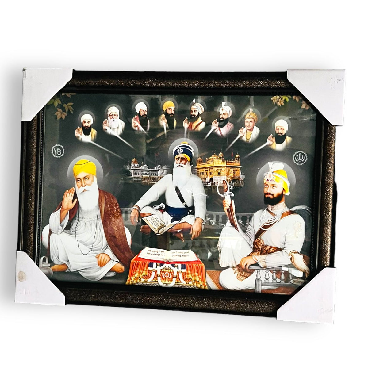 Buy Photo Frame Guru Nanak Dev Ji, Guru Gobind Singh ji and Baba Deep ...