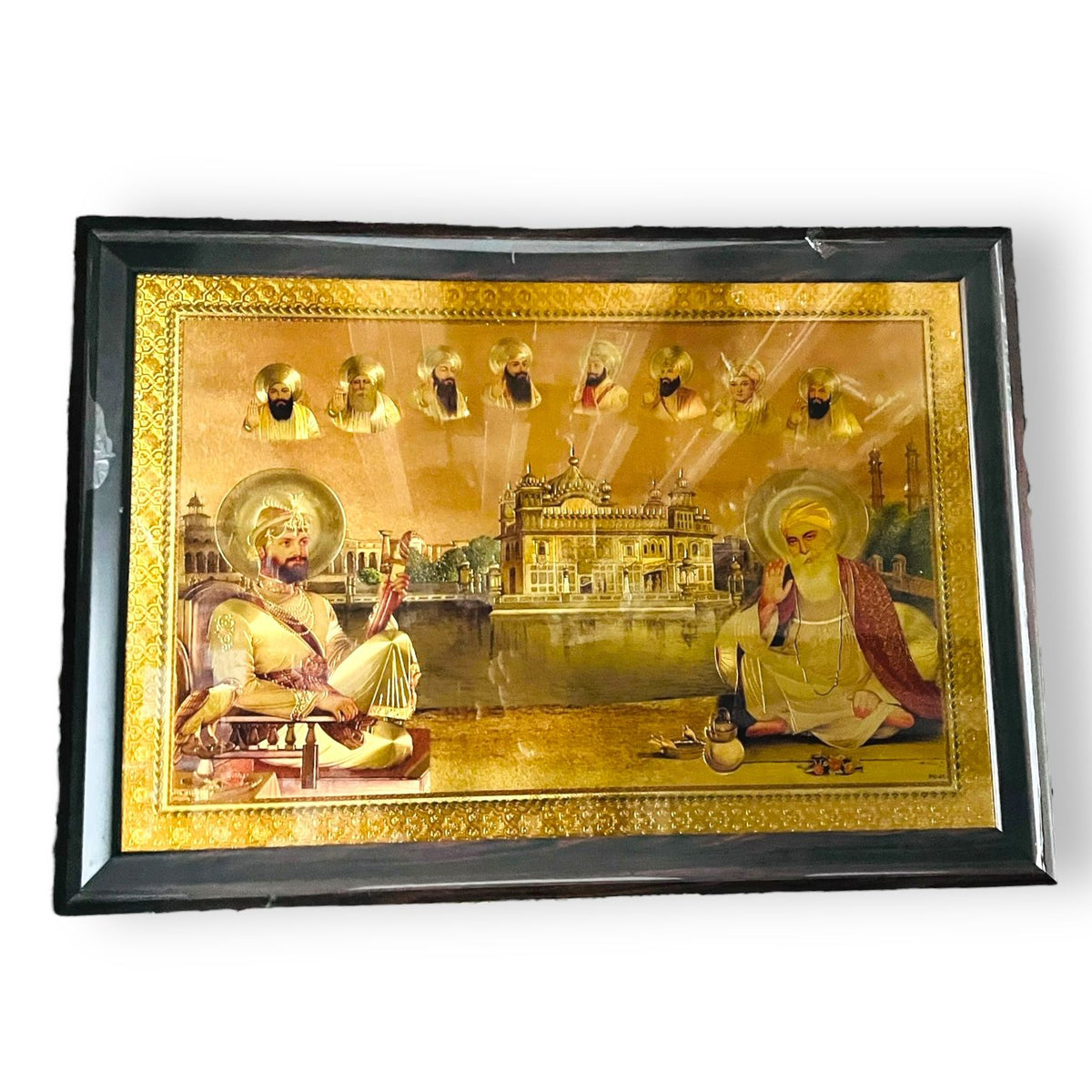 Buy Photo Frame Guru Nanak Dev Ji, Guru Gobind Singh Ji with 8 Guru and ...