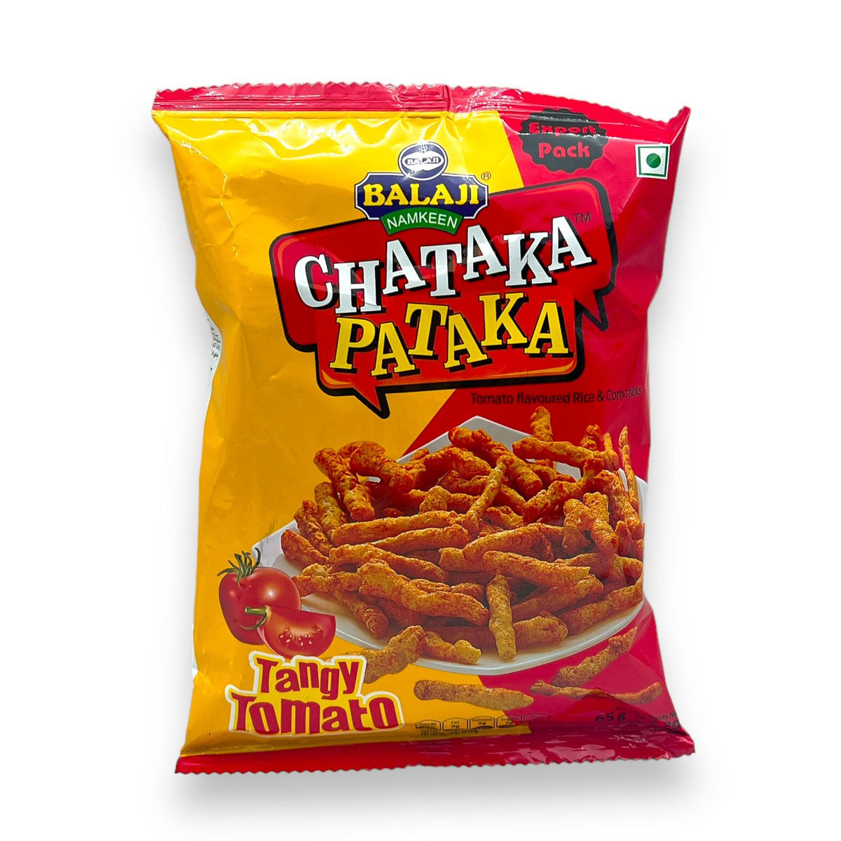 Buy Balaji Chatka Pataka Tangy Tomato/ Tomato Flavoured Rice and Corn ...