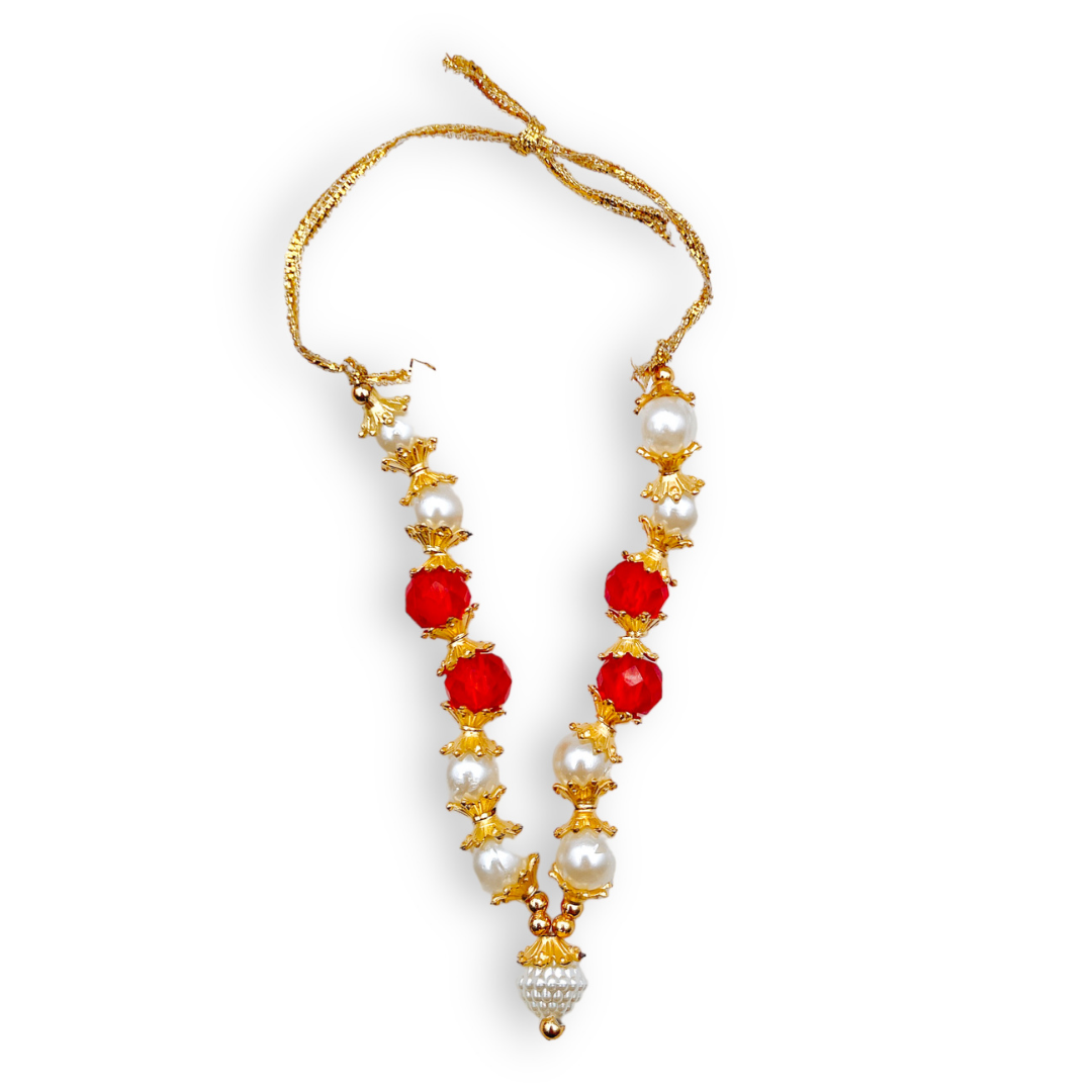 Buy Pooja Garland/ Puja Mala (Bead) 8'' from Online Indian Grocery Shop ...