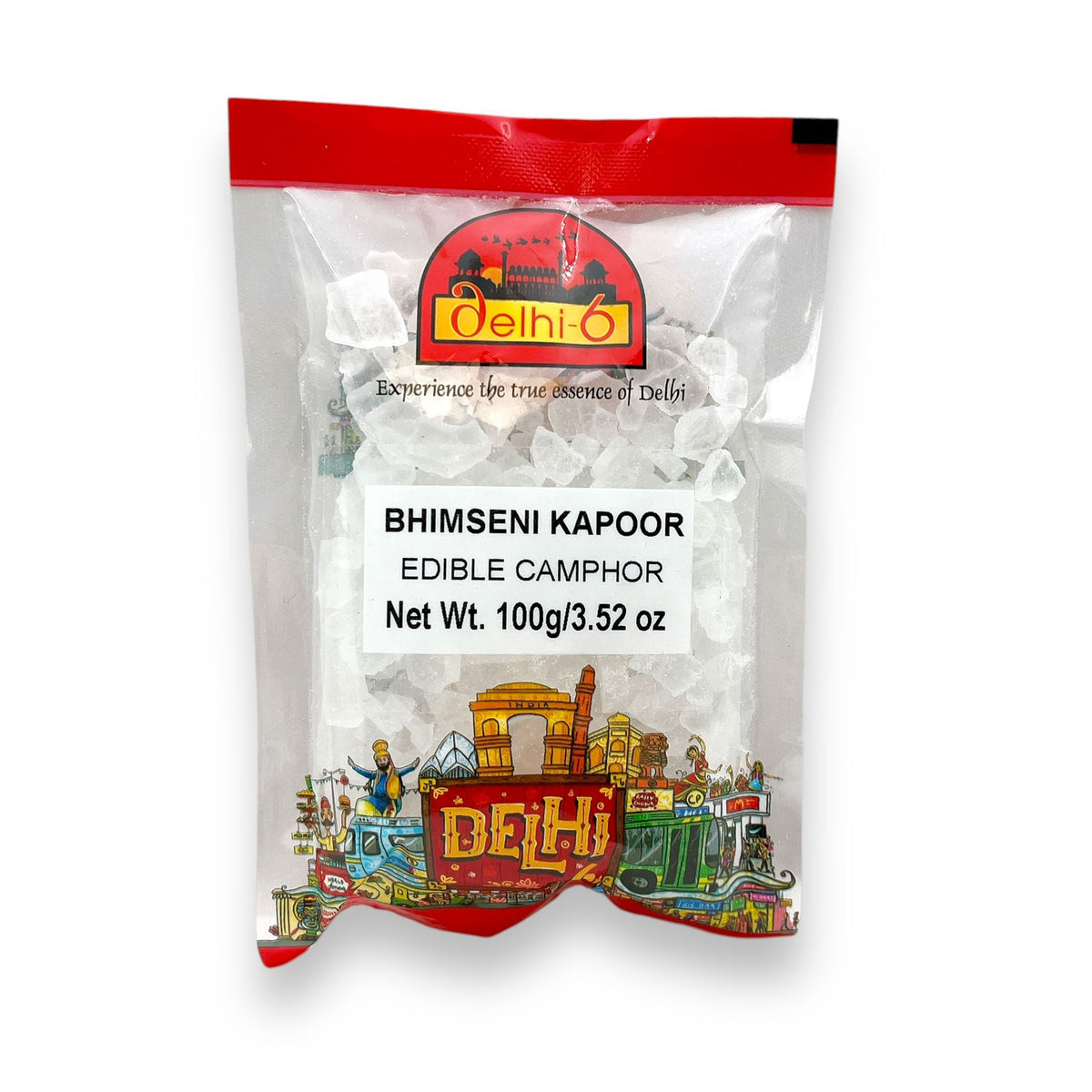 Buy Delhi 6 Edible Camphor/ Bhemseni Kapur 100Gm from Online Indian ...