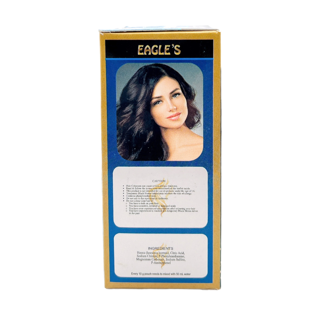 Buy Eagles Black Henna 10gm X 6 Sachet from Online Indian Grocery Shop ...