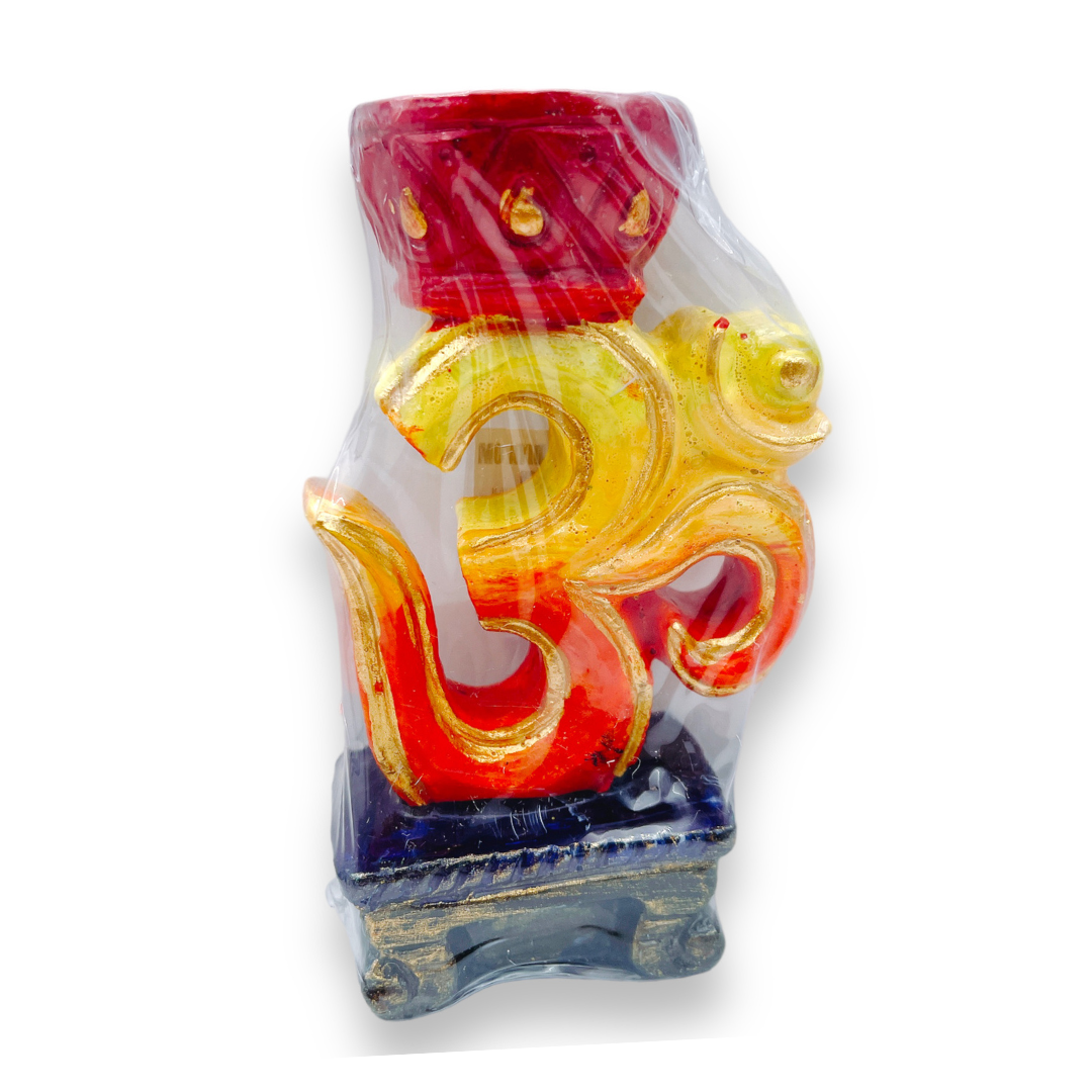 Fiber Fancy Diya 1Pc Om 4.75''- – India At Home