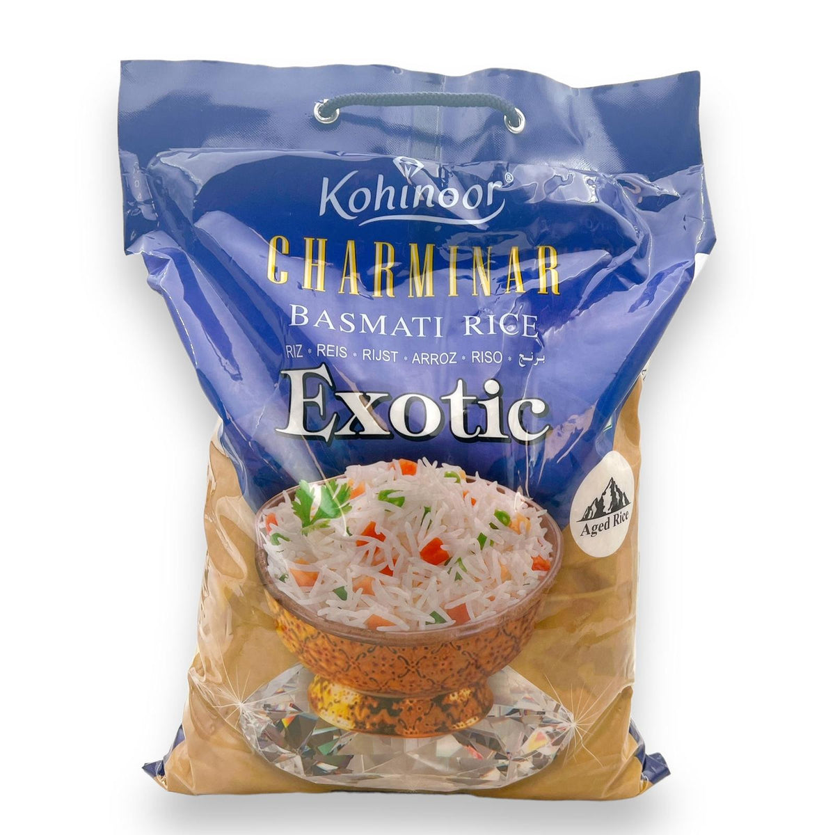 Buy Kohinoor Charminar Exotic Basmati Rice 5Kg from Online Indian ...