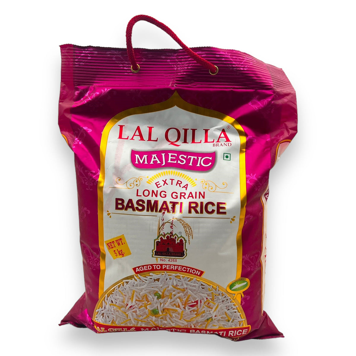 Lal Qilla Majestic Extra Long Grain Basmati Rice 5Kg – India At Home