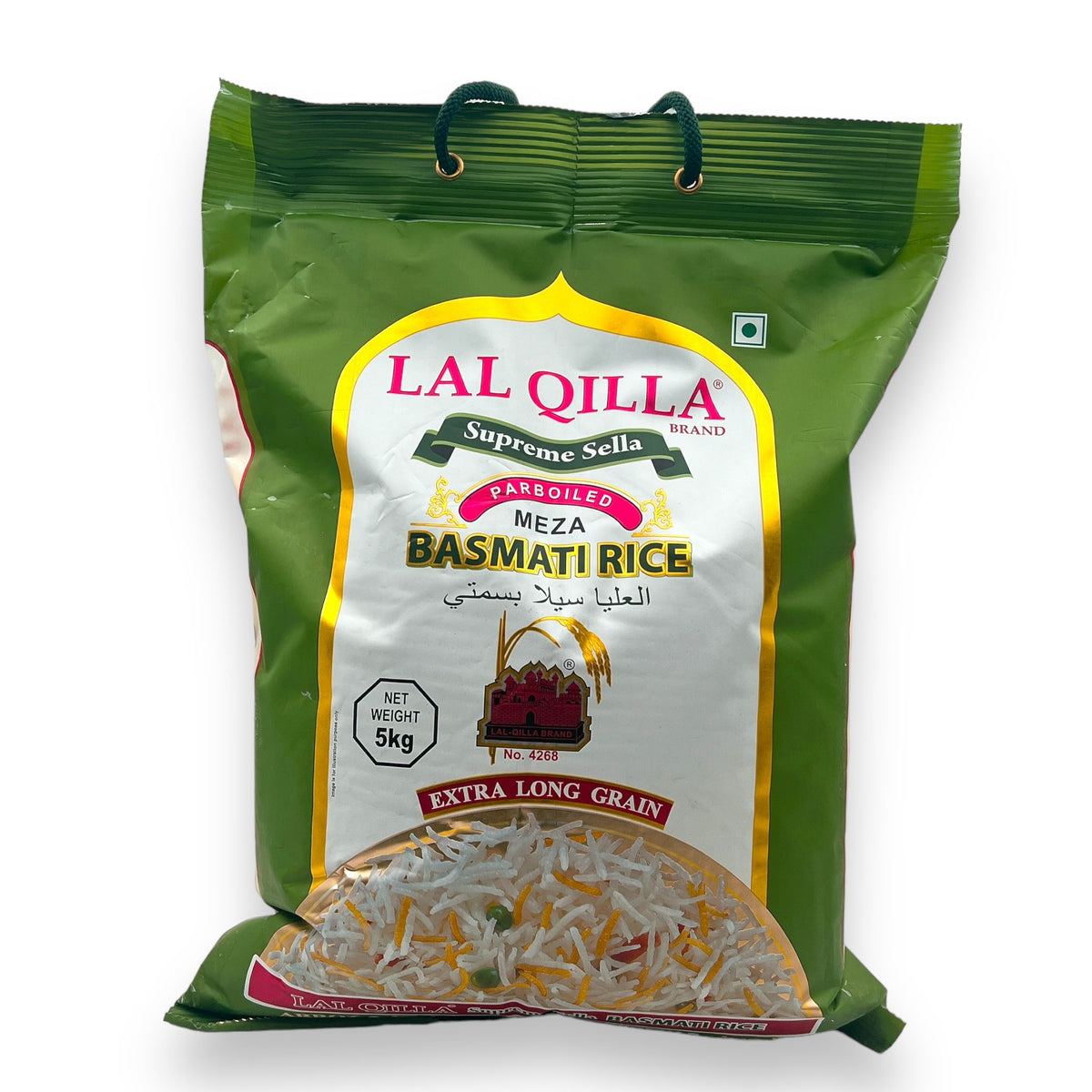 Buy Lal Qilla Supreme Golden Sella (Meza) Basmati 5Kg from Online ...