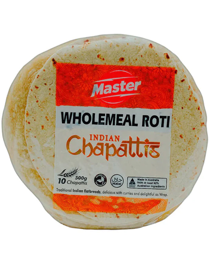 Buy Master Wholemeal Roti 500gm (10Pc) from Online Indian Grocery Shop ...