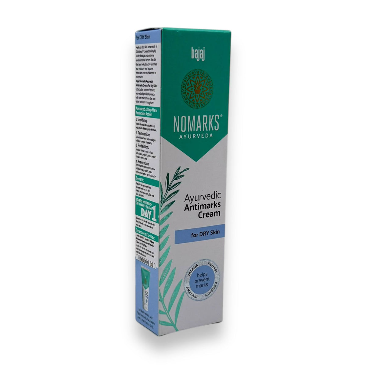 Buy No Marks Ayurvedic Antimarks Cream 25Gm (for Dry Skin) from Online ...