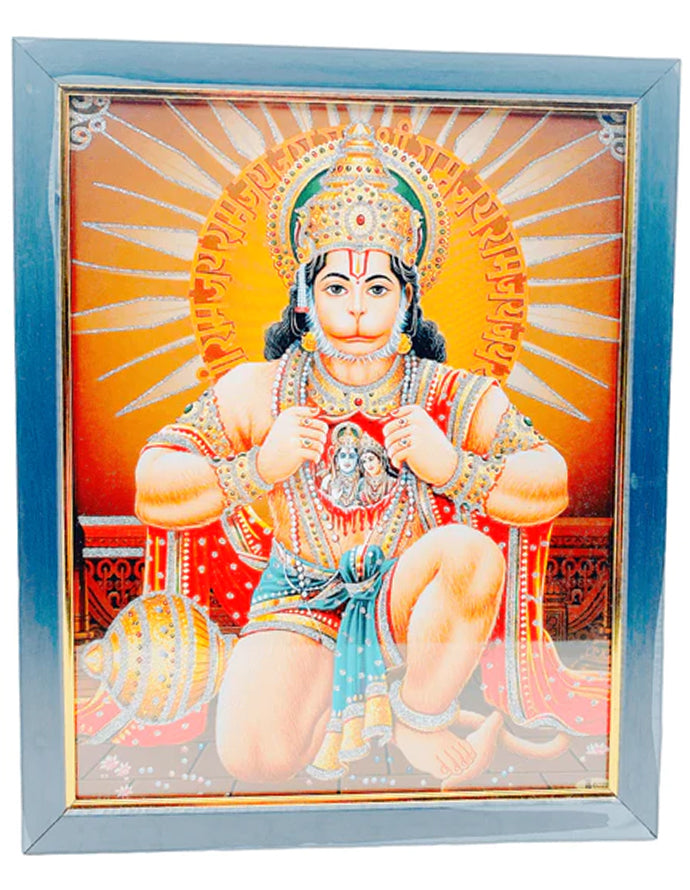 Buy Photo Frame 10" x 12" Hanuman Ji (Premium) from Online Indian ...