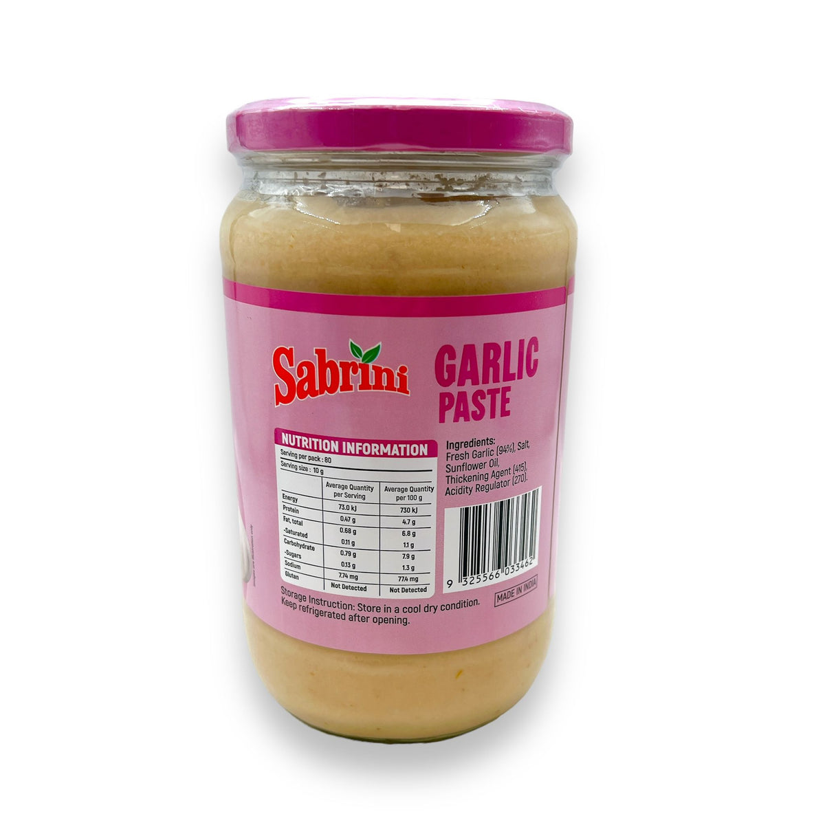 Buy Sabrini Garlic Paste 800Gm from Online Indian Grocery Shop, Melbourne