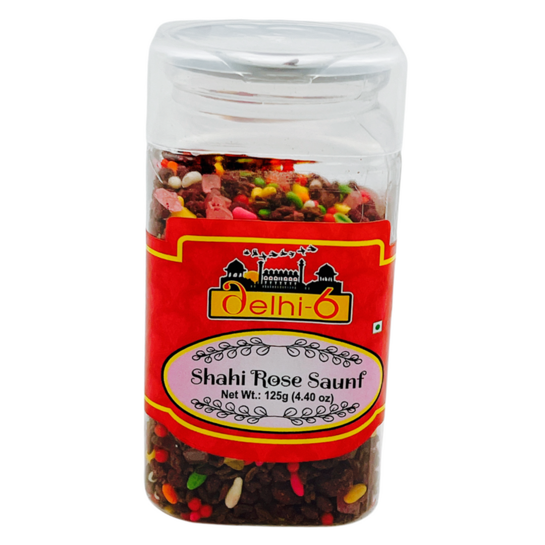 Delhi 6 Shahi Rose Saunf Candy 125Gm Tower Pack – India At Home