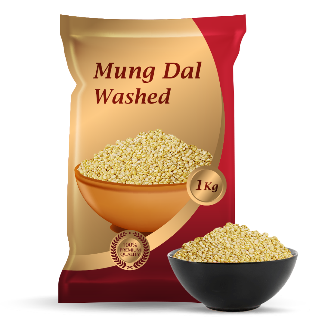 Buy Mung Dal Washed 1Kg from Online Indian Grocery Shop, Melbourne