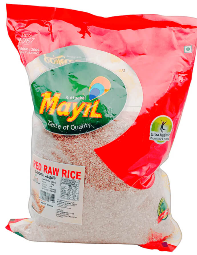 Mayil Red Raw Rice 5kg | Grocery Store Franchise – India At Home