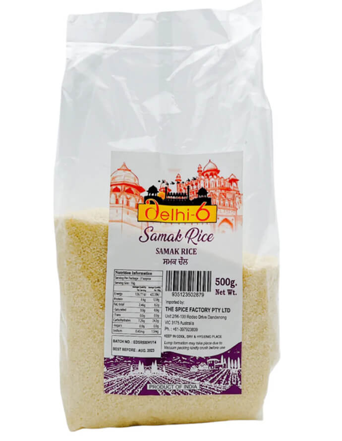 Delhi 6 Samak rice/ Moriyo 500gm – India At Home