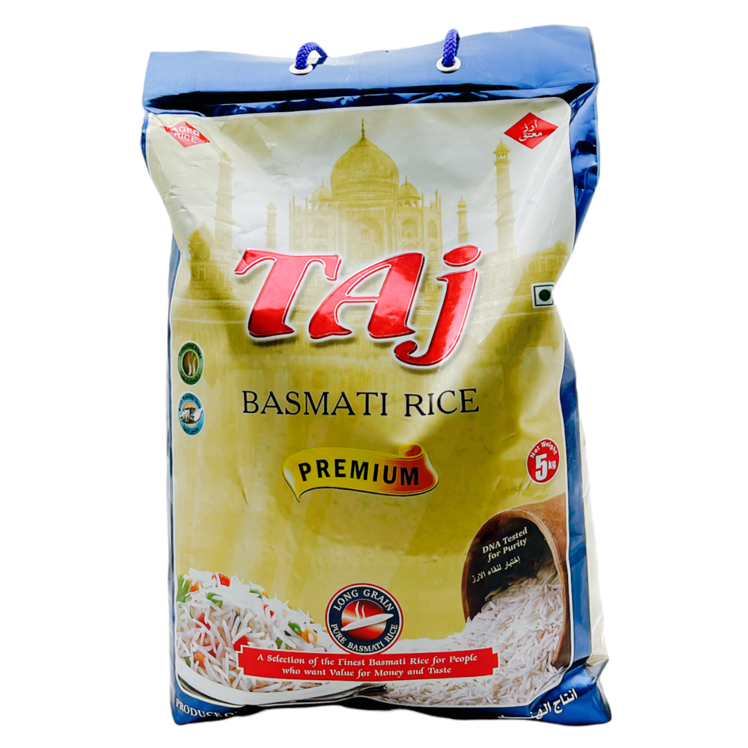 Taj Premium Basmati Rice 5Kg – India At Home